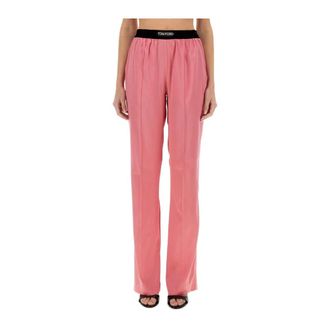 Tom Ford Signature PJ Pants - - Trousers - Damen - Rosa - L
