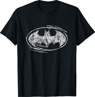 DC Comics Batman Logo Sketch T-Shirt