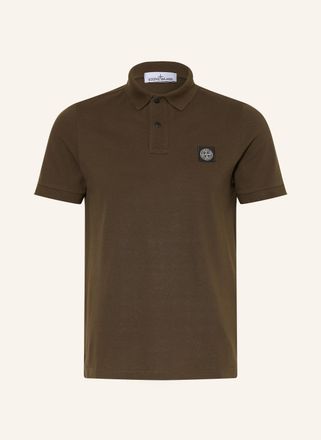 Stone Island Piqu&eacute;-Poloshirt Slim Fit braun