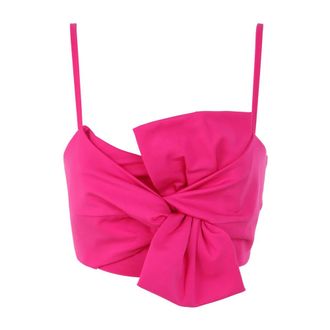 P.A.R.O.S.H. Bluse mit Schleife - - Tops - Damen - Rosa - S