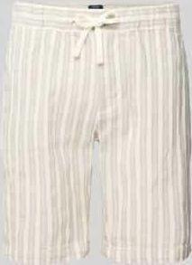 Mc Neal Bermudas mit Label-Detail und elastischem Bund