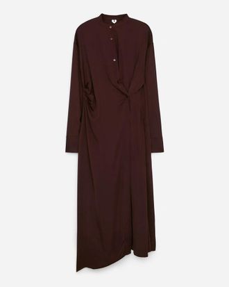 Arket Midi-Wickelkleid -Rot