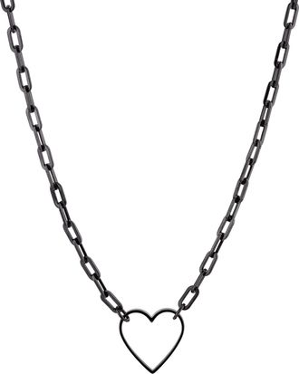 Liebeskind Berlin Damen-Collier Edelstahl (schwarz)