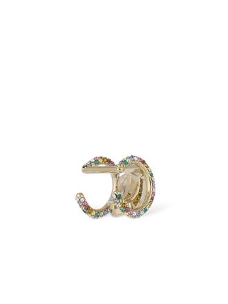 Burberry Womens Tb Pave Logo Earcuff Gold Accessories > Jewelry