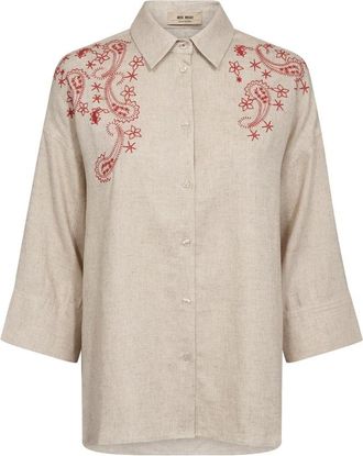 Mos Mosh MOS Mosh, Femme, Blouses et Chemises, Beige, Taille: 46 FR Chemises