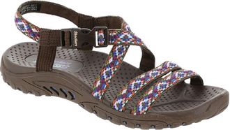 Skechers Damen Reggae-Dream Weaver Sport Sandale, Schokolade Multi, 40 EU