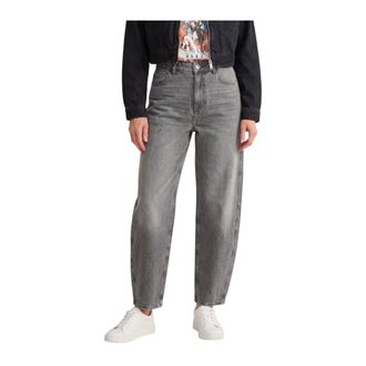 Jacqueline de Yong Jacqueline de Yong, Femme, Jeans, Gris, Taille: 42 FR Jeans en coton avec fermeture &eacute;clair et bouton