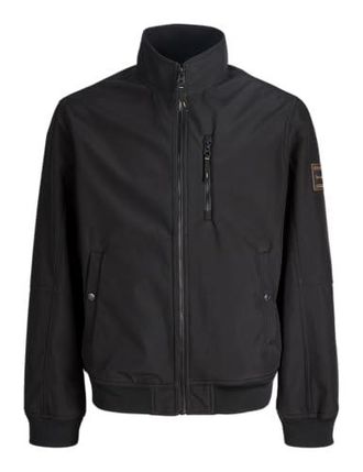 Jack & Jones Jjeparker Bomber Sn Softshell, Noir, M