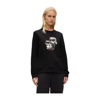 Karl Lagerfeld Femme, Sweatshirts et sweats &agrave; capuche, Noir, Taille: 42 FR SweaT-shirts