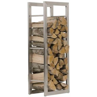 Clp Porte-b&ucirc;ches KERI en Acier Inoxydable 25x60x100 cm