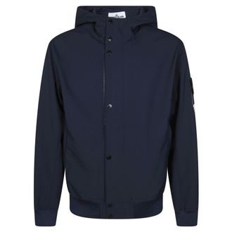 Stone Island Homme, Vestes, Bleu, Taille: XL Veste L&eacute;g&egrave;re Soft Shell-R