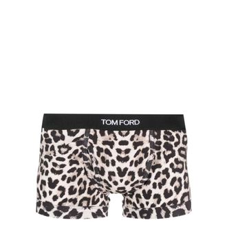 Tom Ford Homme, Sous-v&ecirc;tements, Multicolore, Taille: 2XL Boxers &agrave; imprim&eacute; animalier
