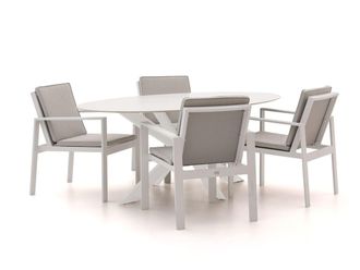 Bellagio la vita attrattiva Bellagio Vezzano/Furato ellips 200cm dining tuinset 5-delig