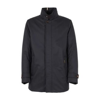 Moorer Navy Pufferjacke Knopfverschluss - - Jackets - Herren - Blau - 2XL