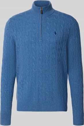 Polo Ralph Lauren Regular Fit Troyer aus Woll-Kaschmir-Mix