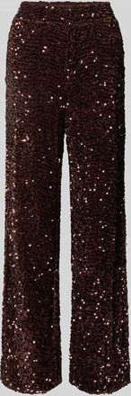Pieces Hose mit Paillettenoptik
