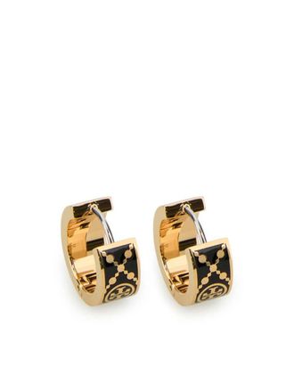 Tory Burch boucles doreilles &agrave; motif monogramm&eacute;
