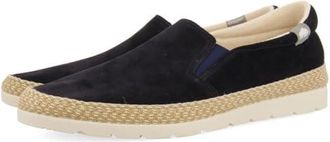 Gioseppo ESPADRILLES DE COULEUR BLEU MARINE EN CUIR AVEC ÉLASTIQUES ET COTON RECYCLÉ POUR HOMME PROGER