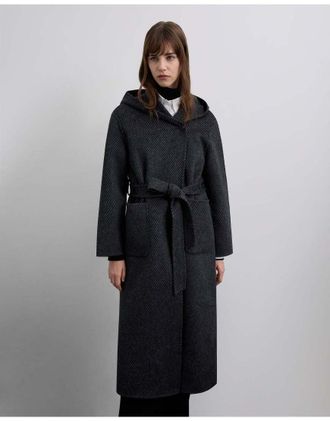 Scalpers Manteau &agrave; capuche confectionn&eacute; &agrave; la main - Gris