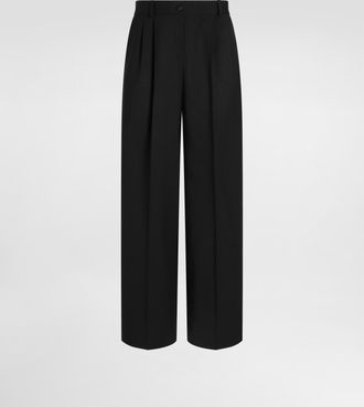 Dolce & Gabbana Hose Aus Wolle - Frau Hosen Und Shorts Schwarz 40