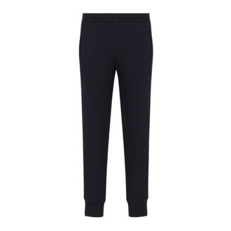 Emporio Armani Double Jersey Joggers - - Trousers - Herren - Blau - L