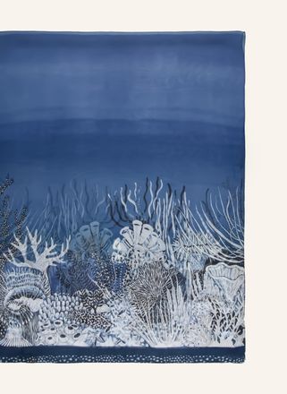 Barbieri you b'jou Seidenschal blau