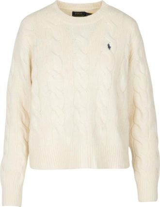 Polo Ralph Lauren Damen, Strickwaren, Beige, MGr&ouml;&szlig;e