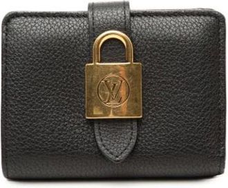 Louis Vuitton Portefeuille Bifold Vintage Cuir Pre-owned - Femme - Pre-owned - Noir - Taille: ONE Size