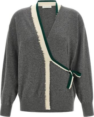 Dries Van Noten Cardigan Toma - Femme - Pulls - Gris - Taille: 40 FR