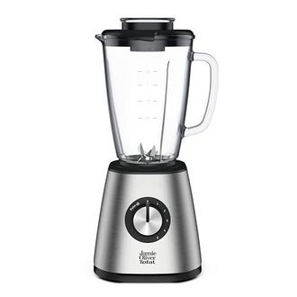 T-fal Jamie Oliver by Tefal Standmixer, benutzerfreundlich, 800 Watt Leistung, robuster Thermoglas-Behälter (1,25 L Nutzinhalt), Crushed-Ice-Funktion, 5 Ges