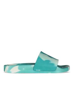 Off-white Sandalen - Tie-Dye Pool Slides - Gr. 36 (EU) - in Blau - f&uuml;r Damen