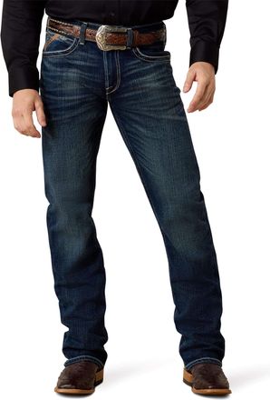 Ariat Mens M4 Relaxed Adkins Boot Cut Jeans in Turnout Cotton, Size 34 32, by Ariat