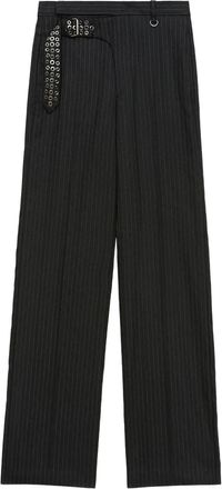 Isabel Marant Hose mit Nadelstreifen - Schwarz