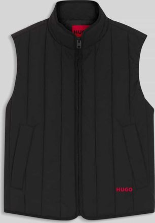 HUGO BOSS Regular Fit Weste mit Logo-Patch Modell BRENO2611