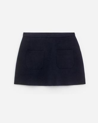 Arket Mini-Strickrock -Blau