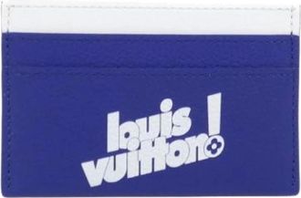 Louis Vuitton unisex, Pre-owned, Bleu, Taille: ONE Size Portefeuille en tissu Pre-owned