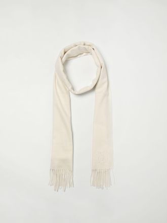 Max Mara Womens White Cashmere Scarf