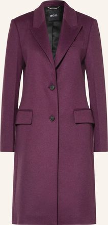 HUGO BOSS Wollmantel Classin lila