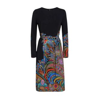 Etro Blumiges Jerseykleid - - Dresses - Damen - Mehrfarbig - L