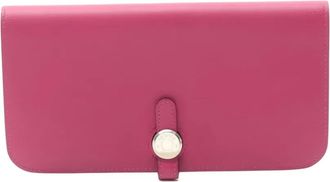 Hermès Klassisches Portemonnaie - Rosa