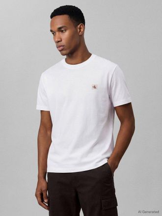 Calvin Klein Jeans T-Shirt (Packung, 2-tlg., 2er-Pack) Mit Rundhalsausschnitt