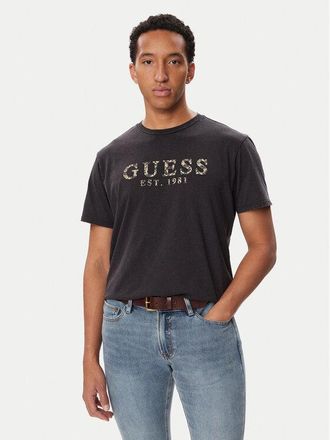 Guess T-Shirt M6BI73 K6674 Dunkelgrau Regular Fit