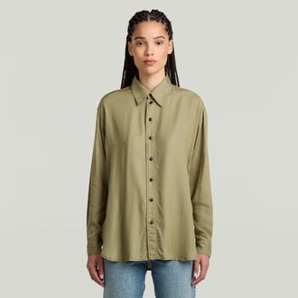 G-Star Dress Shirt Long Sleeve - Gr&uuml;n - Damen