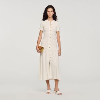 Sandro Langes Strickkleid