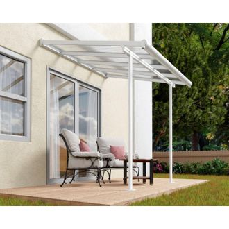Palram Palram - Canopia abri de terrasse aluminium Sierra Blanc 228x225x300 cm