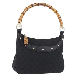Gucci Pre-owned Vintage GG Canvas Schultertasche - - Pre-owned - Damen - Schwarzk - ONE SIZE