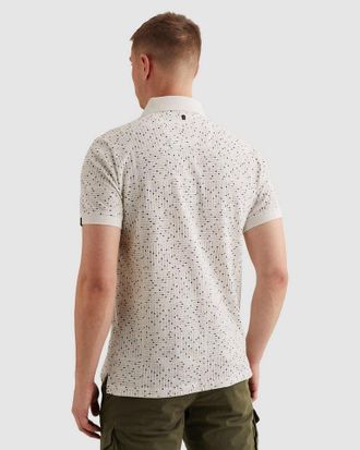 PME Legend Poloshirt Short sleeve polo printed fine pique mit Logo Stickerei