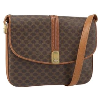 Celine Sac bandouli&egrave;re vintage en plastique Pre-owned - Femme - Pre-owned - Brun - Taille: ONE Size