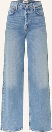 A Gold E Agolde Wide Leg Jeans Ren blau