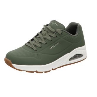 Skechers Herren UNO-Stand On Air Low-top, Olive, 45 EU